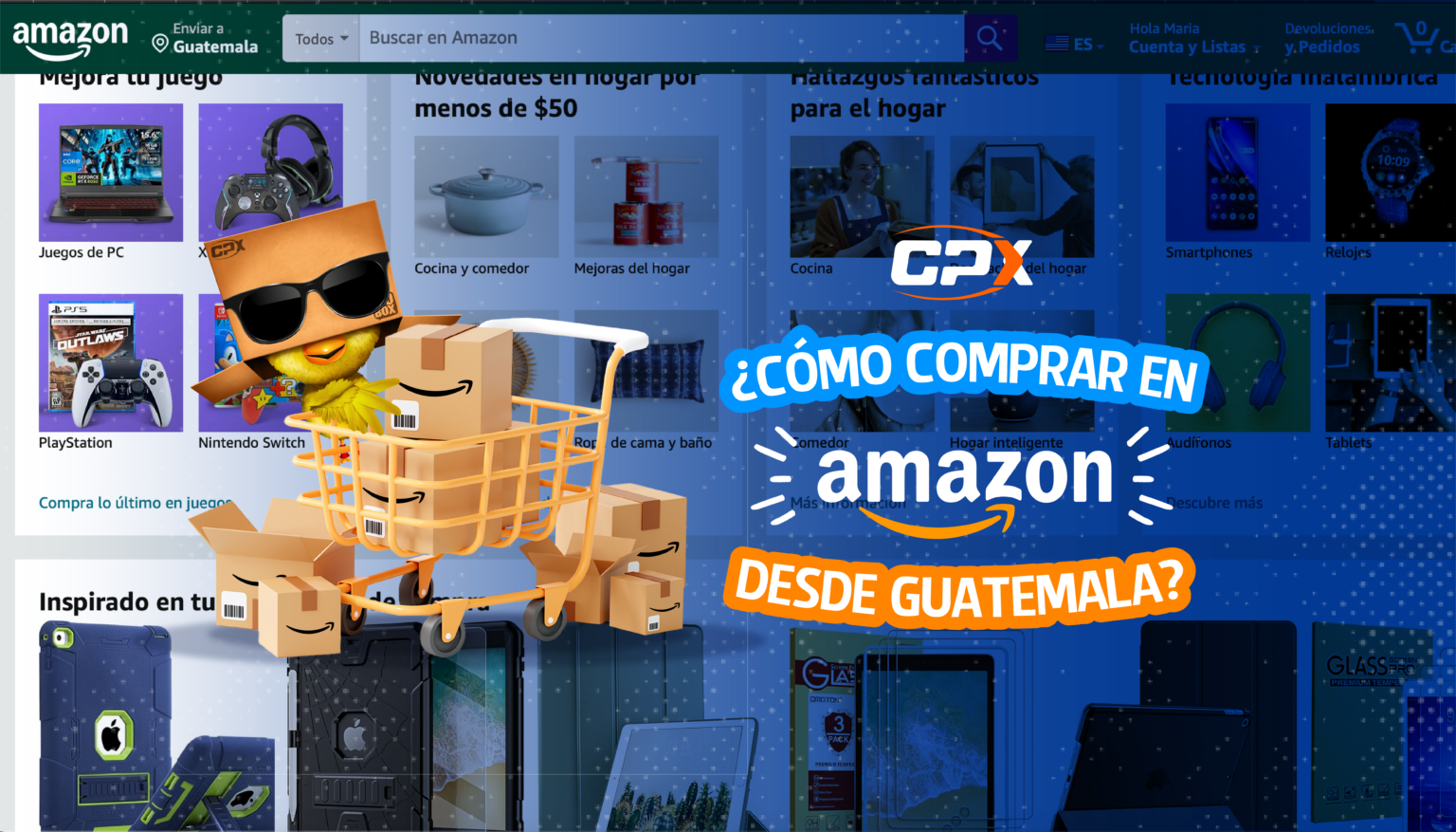 ¿Cómo comprar en Amazon desde Guatemala? - CPX NEWS ¿Cómo comprar en Amazon desde Guatemala? - CPX NEWS
